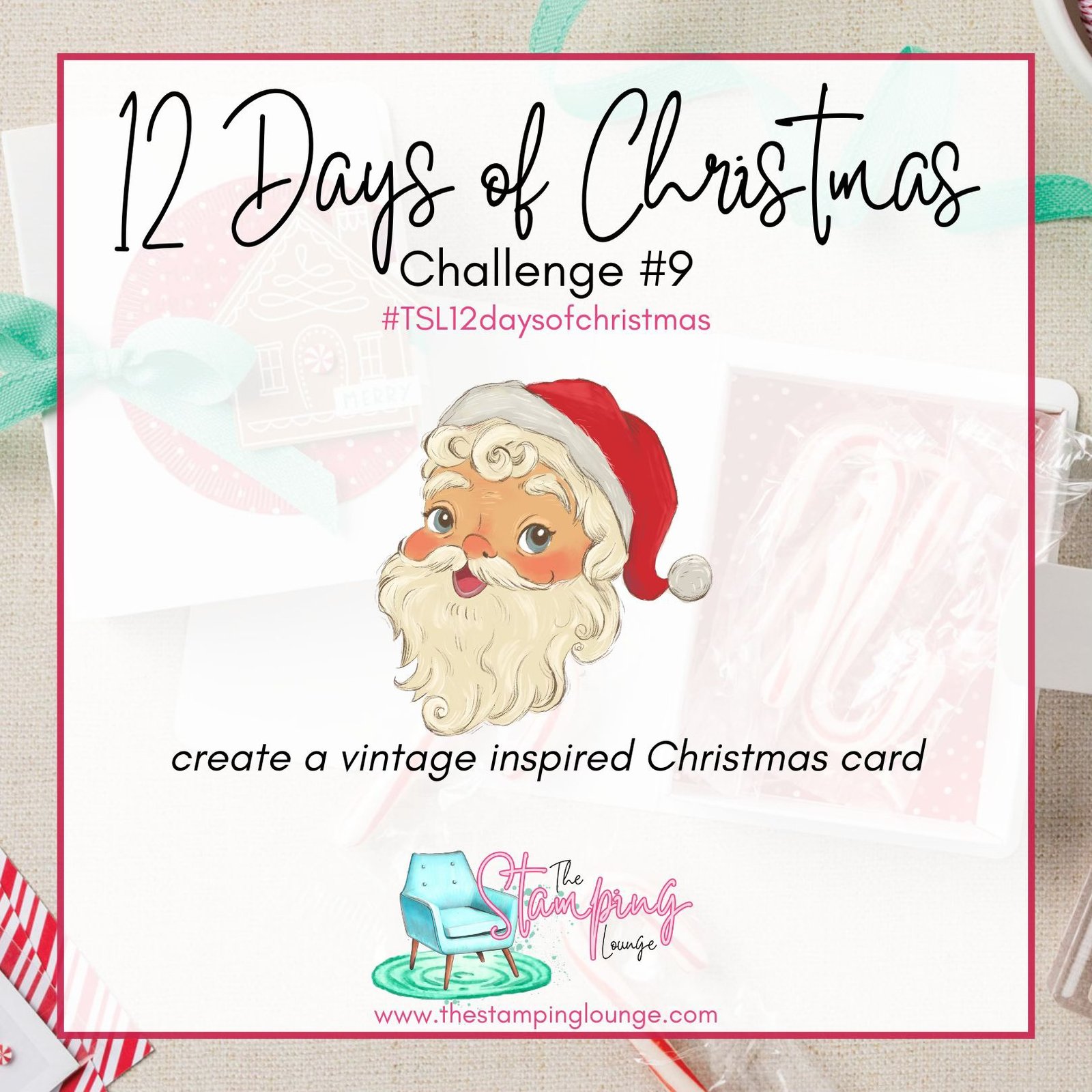 12 Days of Christmas Challenge - Day 9 - My Stamp Garden