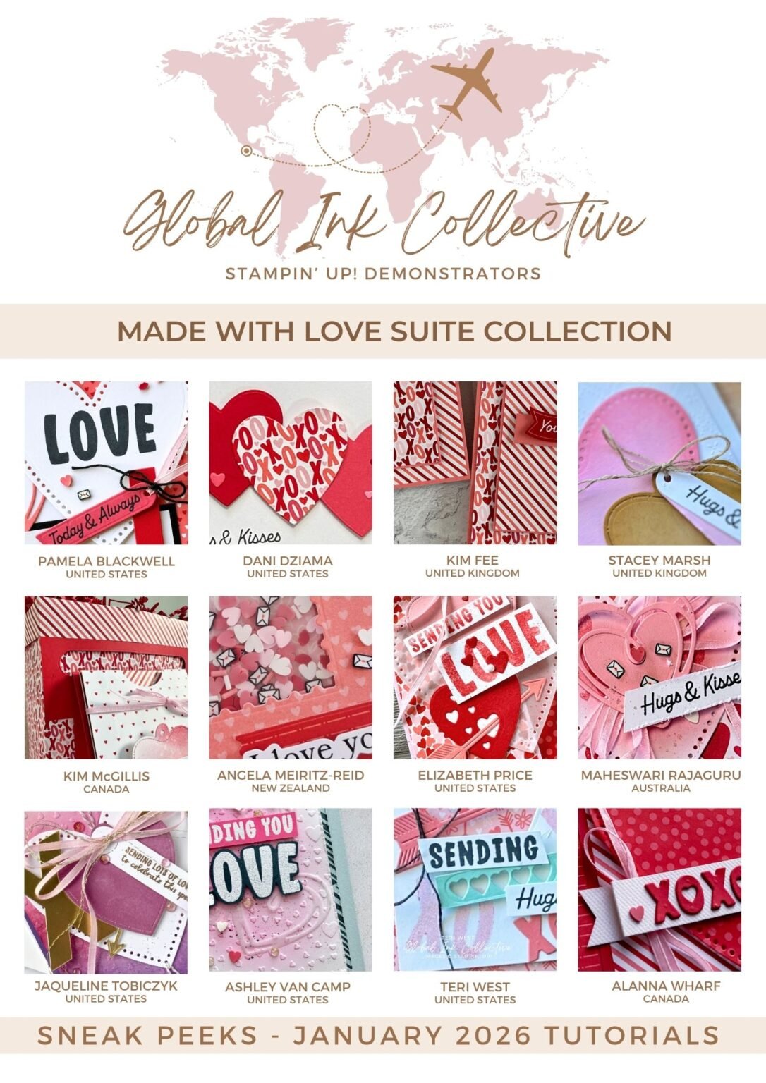 Global Ink Collective Tutorial Bundle - Made With Love Suite - My Stamp ...